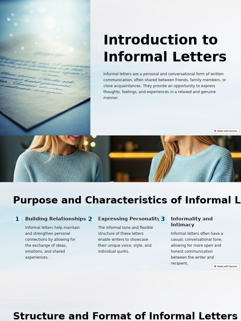 Informal Letter PPT (Autosaved) | PDF | Intimate Relationships | Social ...
