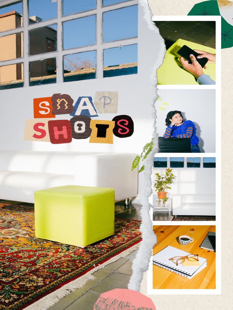 Colorful Scrapbook Snapshots Collage Instagram Story | PDF