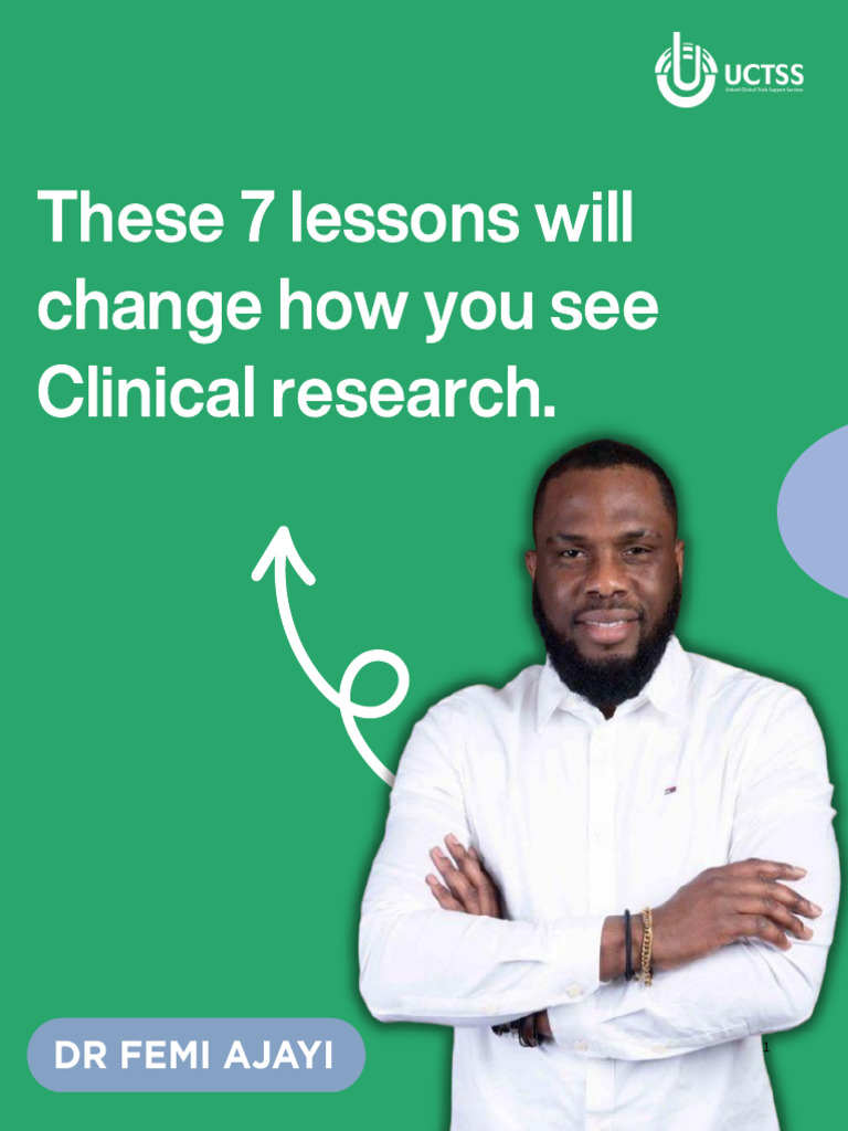These 7 Lessons Will Change How You See Clinical Research. | PDF ...