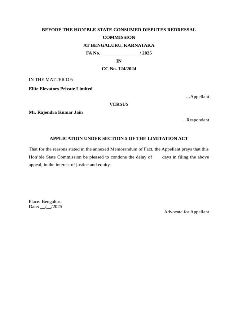 Delay Condone 1 | PDF | Justice | Crime & Violence