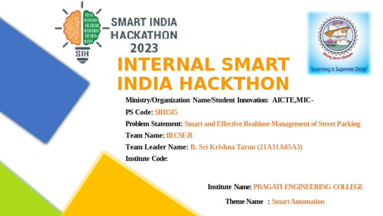 Internal Smart India Hackthon | PDF