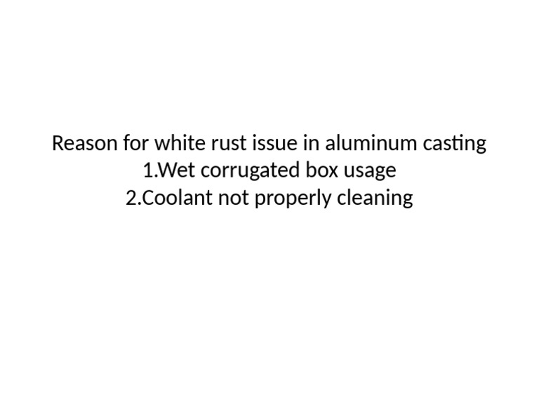 White Rust Issue | PDF
