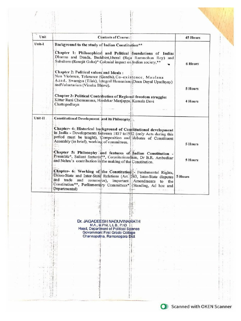 IC Actual Syllabus NEP | PDF