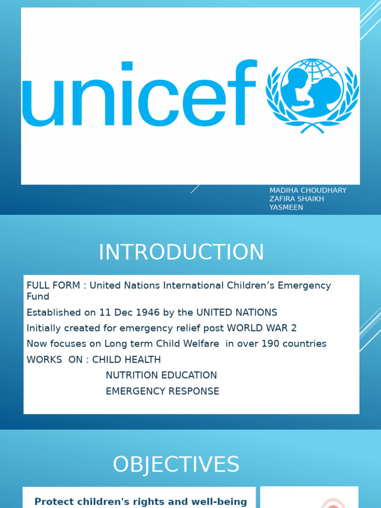 UNICEF: Global Child Welfare Overview | PDF