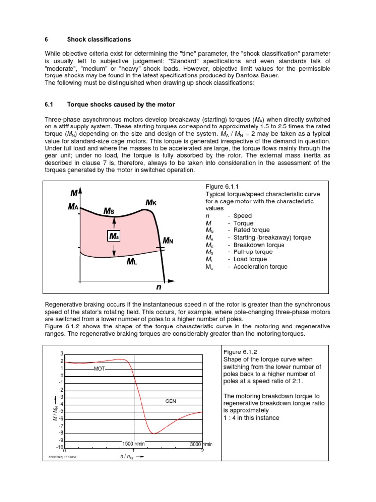 Pull-Up Torque and Shock Classification | PDF | Torque | Inertia