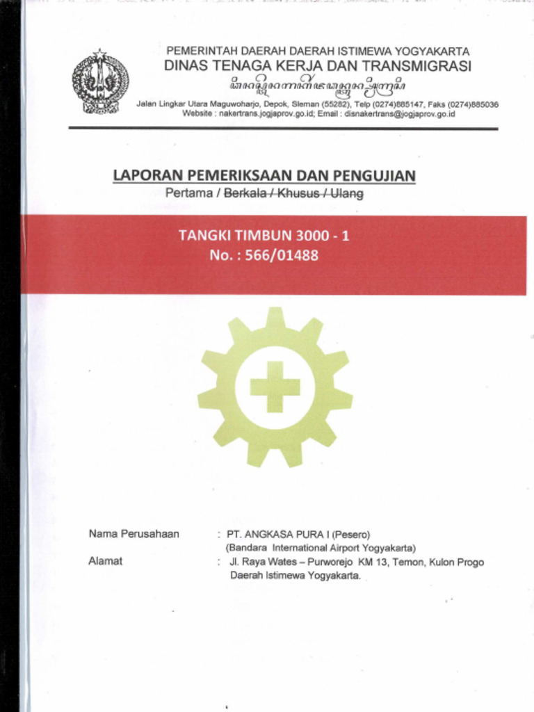 Tangki Timbun 3000 - 1 MPH | PDF