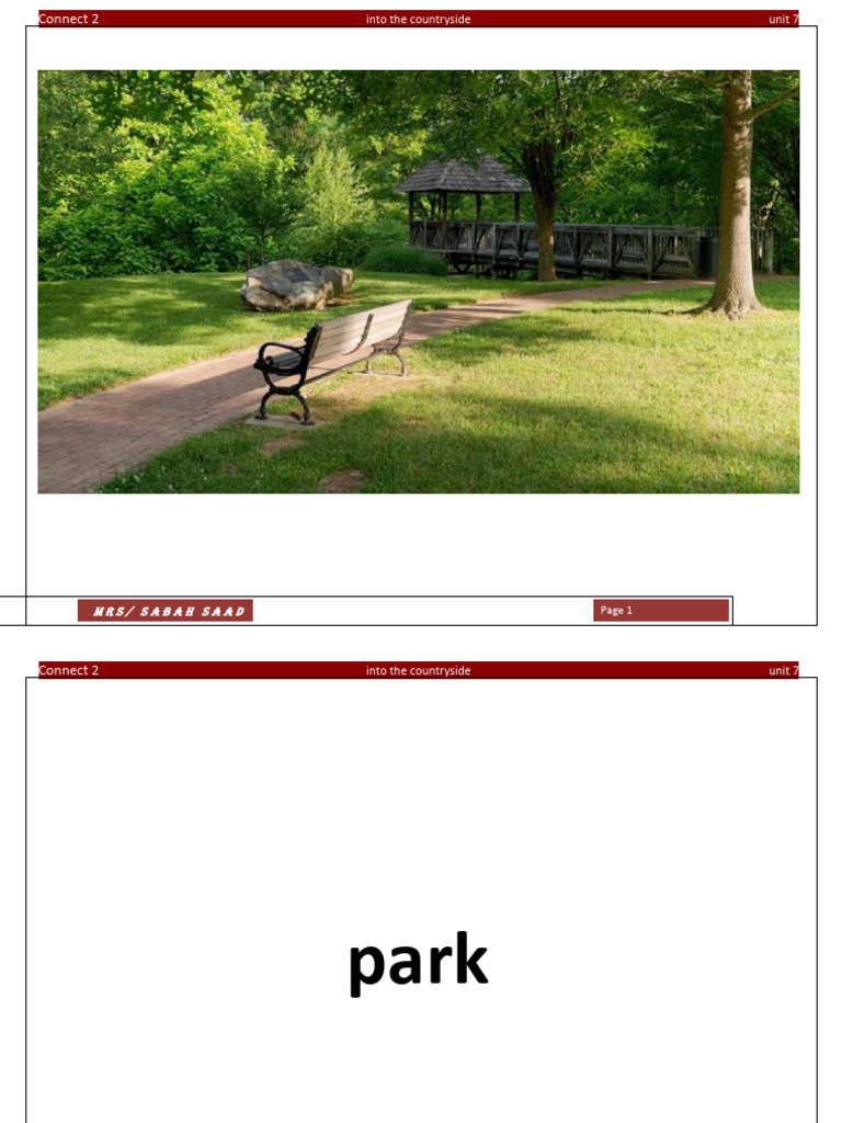Connect 2 Flash Cards - Docx2 | PDF