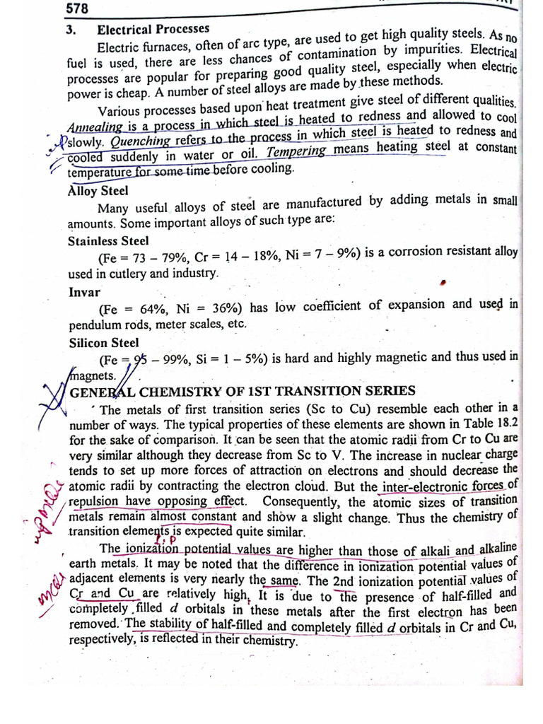 Transition Elements and Coordination Compounds | PDF