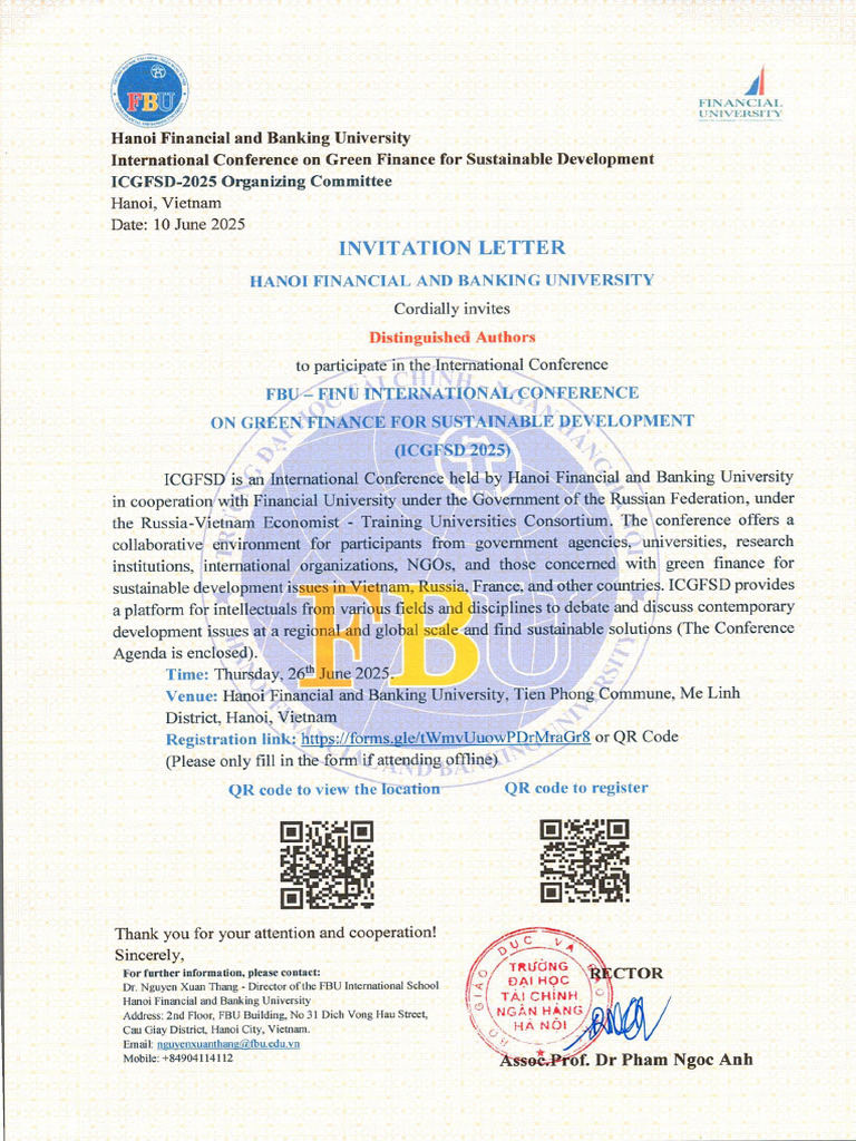 Invitation Letter | PDF