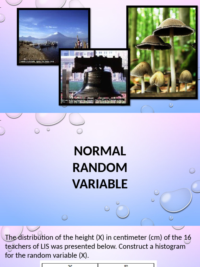 3.1 Normal Random Variable and Regions Under The Normal Curve | PDF ...