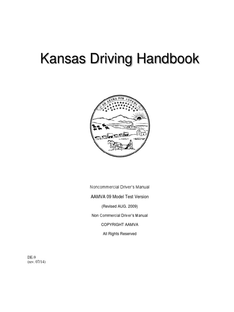 Kansas Drivers Manual - Kansas Drivers Handbook | PDF | Driving Under ...