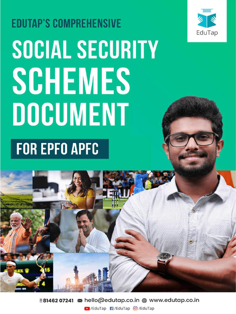 Social Security Schemes Document Lyst4134 | PDF | Economy Of India ...