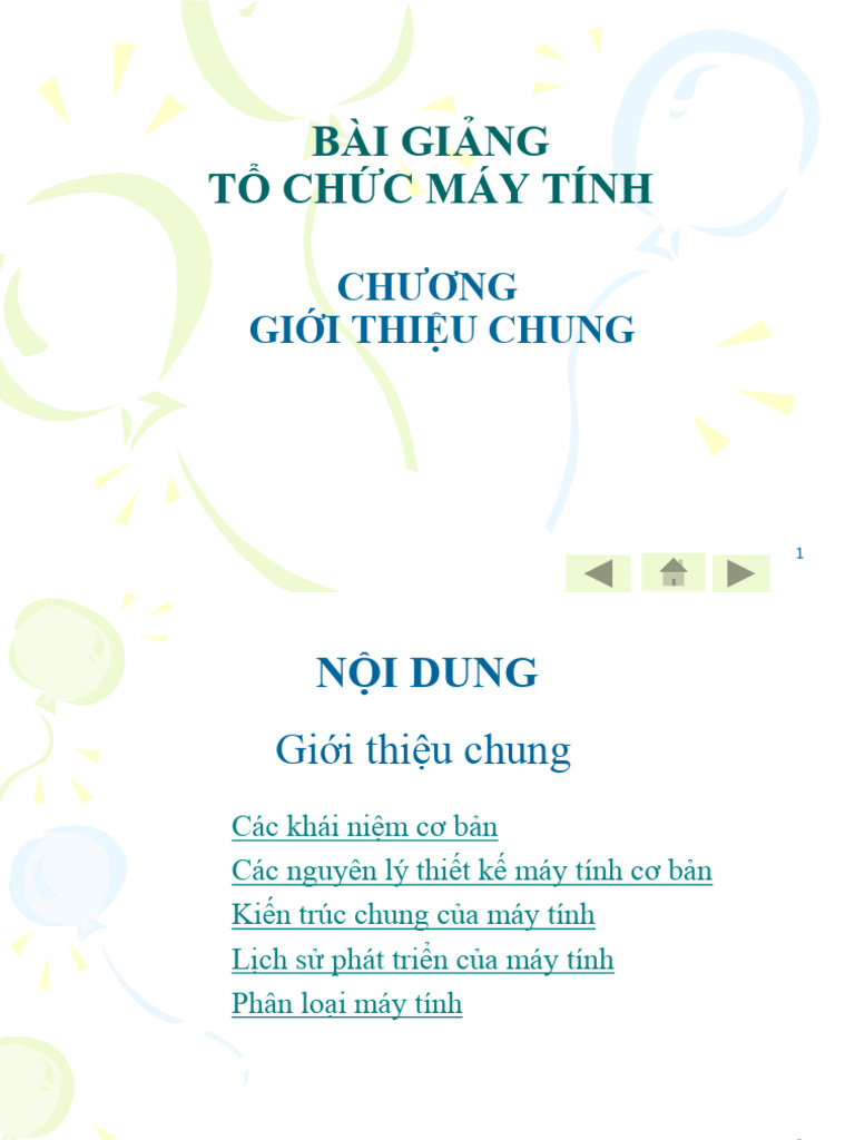 Chuong 1 - Gioi Thieu Chung | PDF