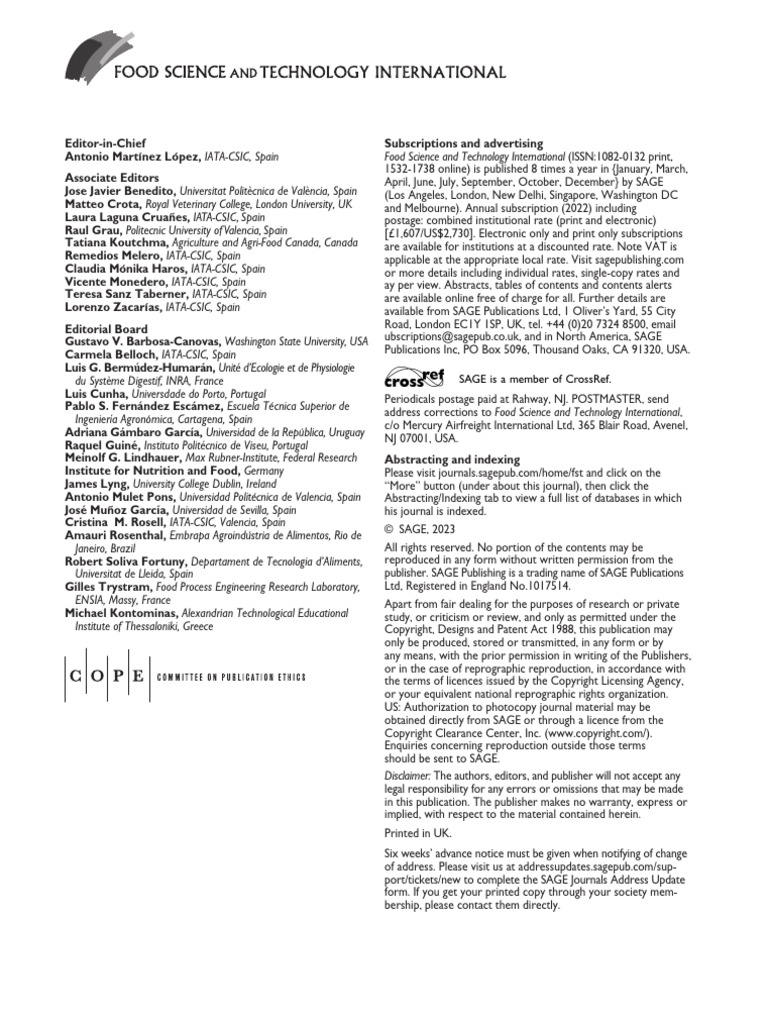 Volume 29 Issue 2 | PDF | Breads | Soybean