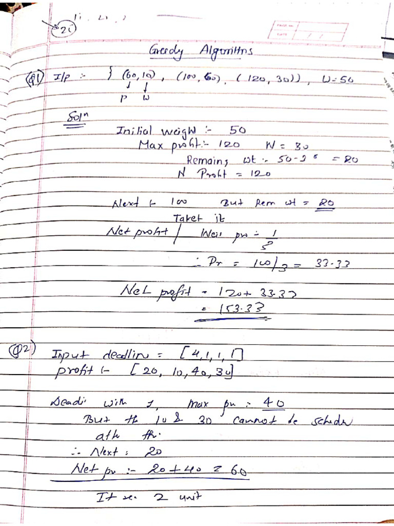 DAA Greedy Method | PDF