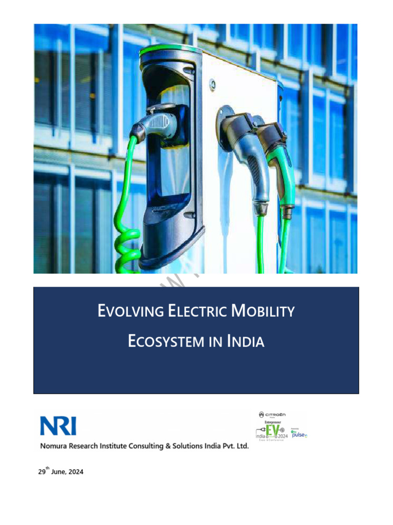 India's Evolving Electric Mobility Landscape | PDF | Electric Vehicle ...