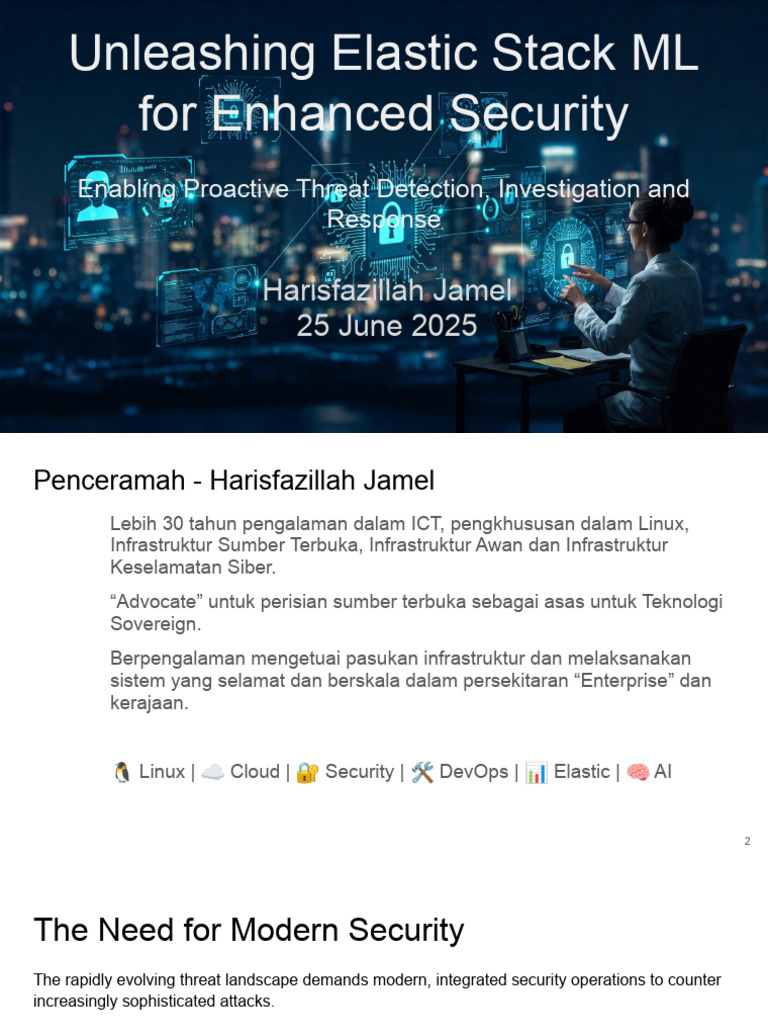 (UM) Unleashing Elastic Stack ML For Enhanced Security - 20250625 | PDF | Computer Security ...