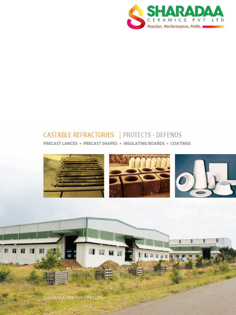 2.sharadaa Castable Refractories | PDF | Refractory | Cement