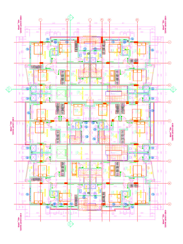 A-Sheet - b104 - Typical 3rd & 5th Floor (Block B) Model | PDF