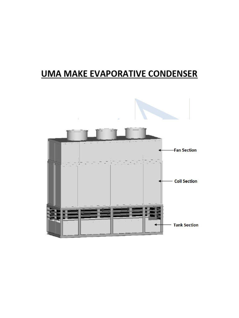 Evaporative Condenser Operation Manual | PDF | Water | Soil