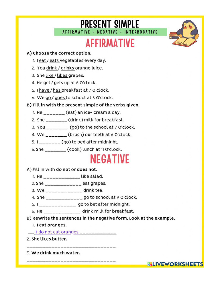 Present Simple 1 | PDF