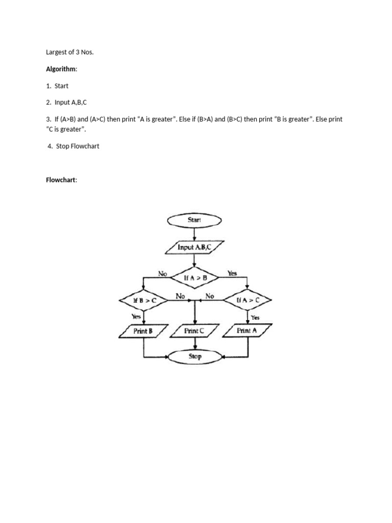 Largest of 3 Nos | PDF