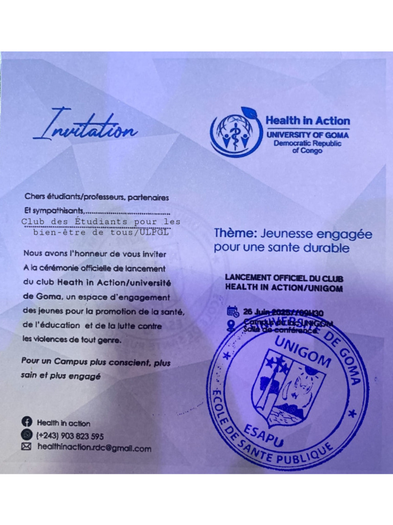 Invitation Club Ulpgl | PDF