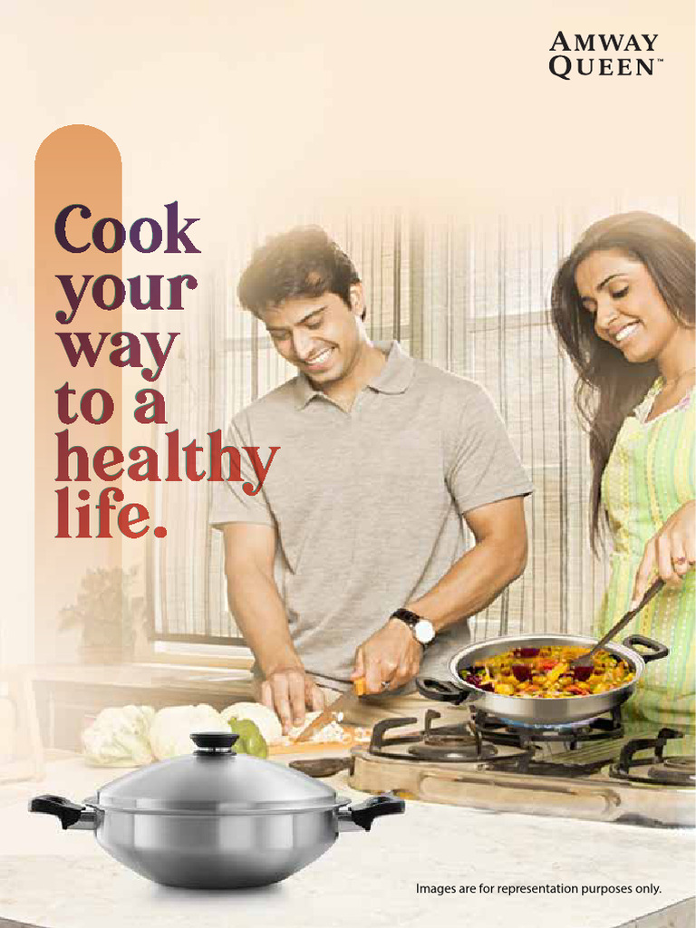 Amway Queen Wok: Healthy Cooking Guide | PDF | Cooking | Cookware And ...