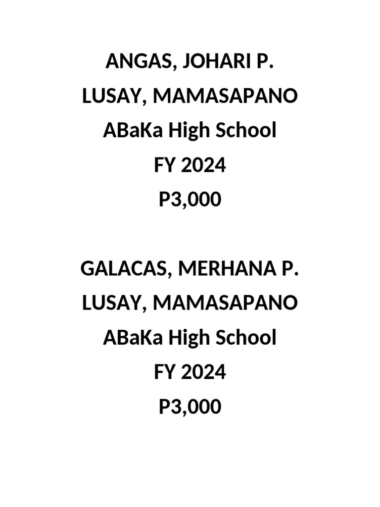 ABaKa LUSAY | PDF