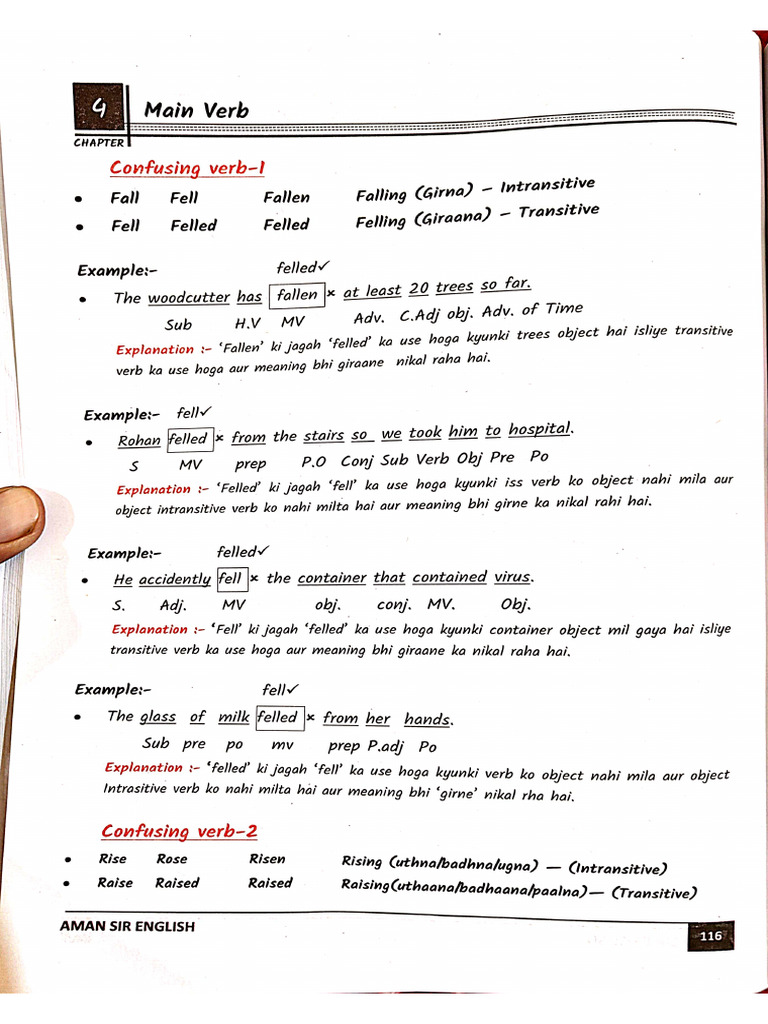 4 Main Verb Pdf