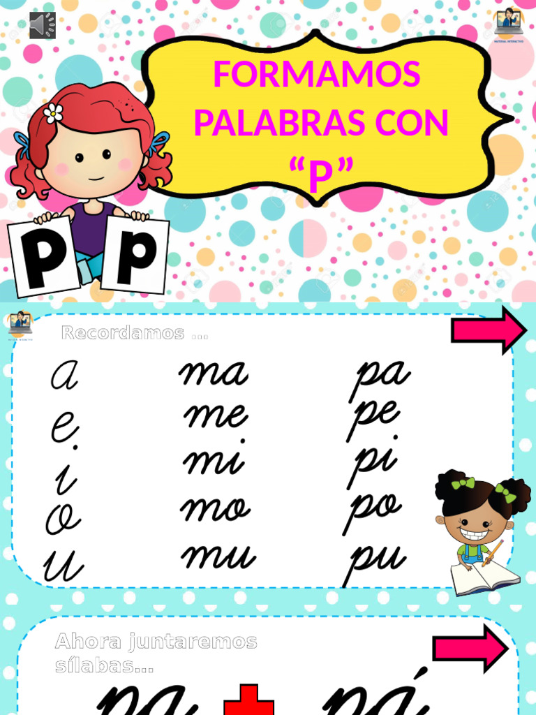 Formando Palabras Con P | PDF
