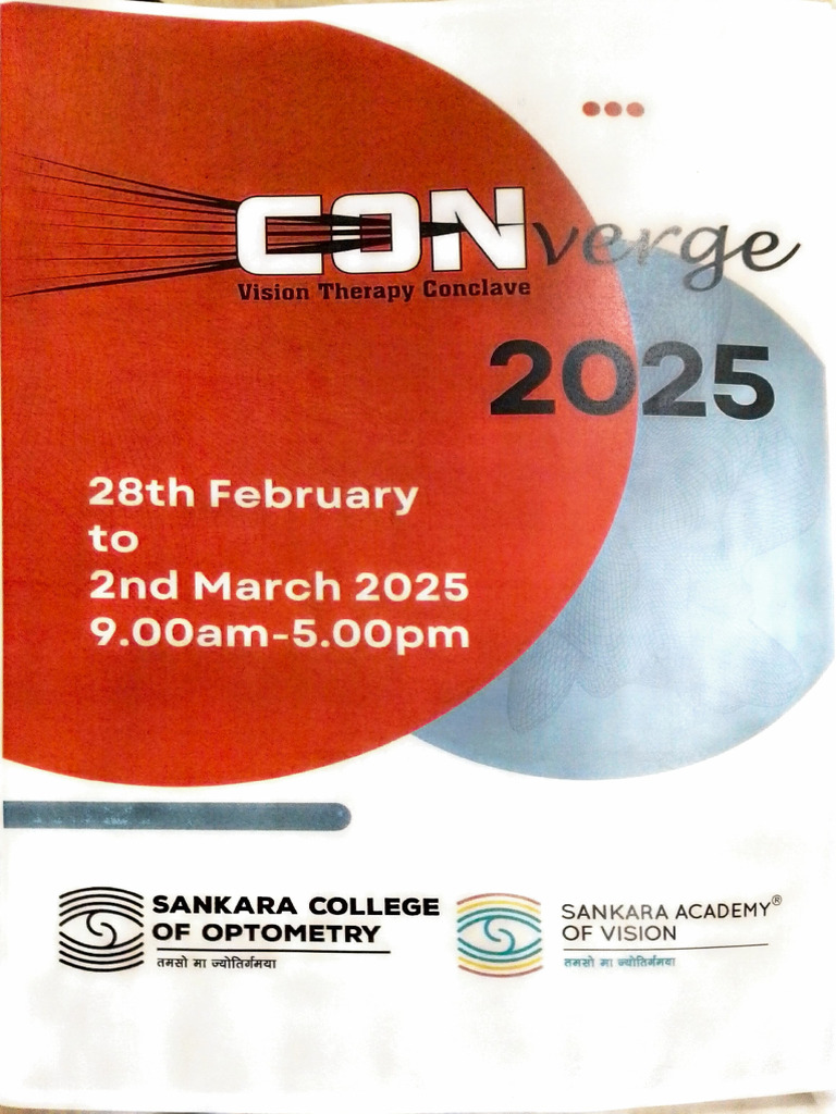 Convergence Vision Therapy Conclave | PDF