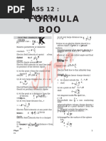 Formula Sheet Class 12.PDF - Google Drive | PDF | Capacitance | Capacitor