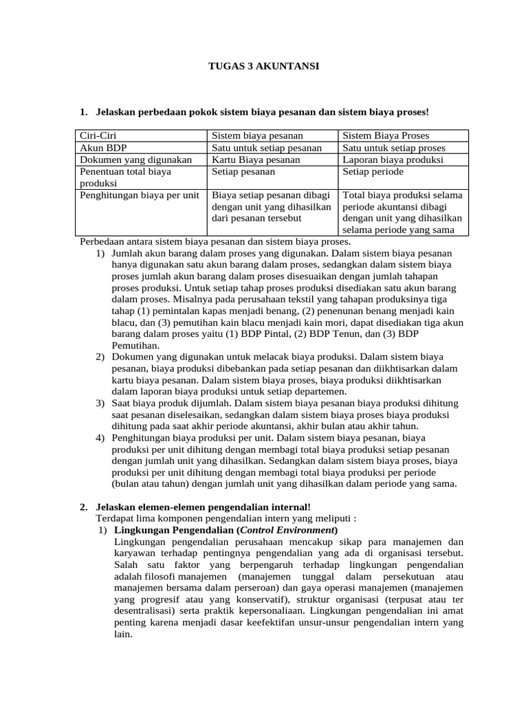 Tugas 3 Pengantar Akuntansi Ut | PDF