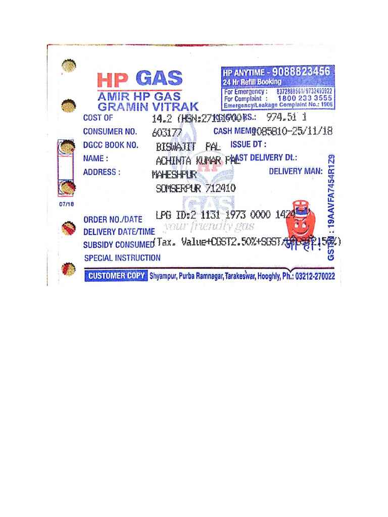 HP Gas | PDF