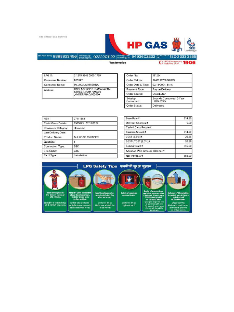 HP Bill | PDF
