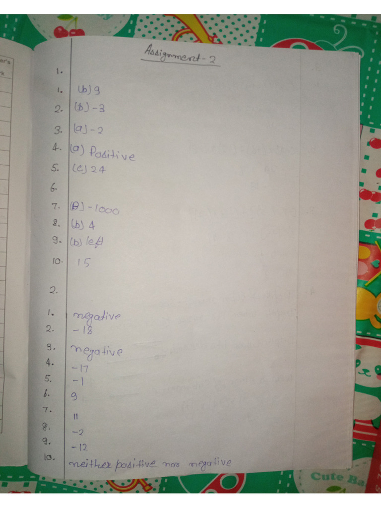 Math Assignment | PDF