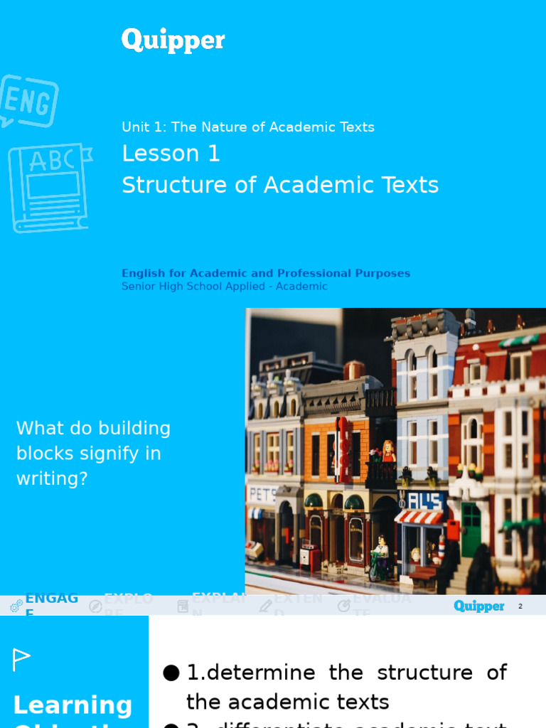 Academic Text Structure Guide | PDF | Essays | Paragraph
