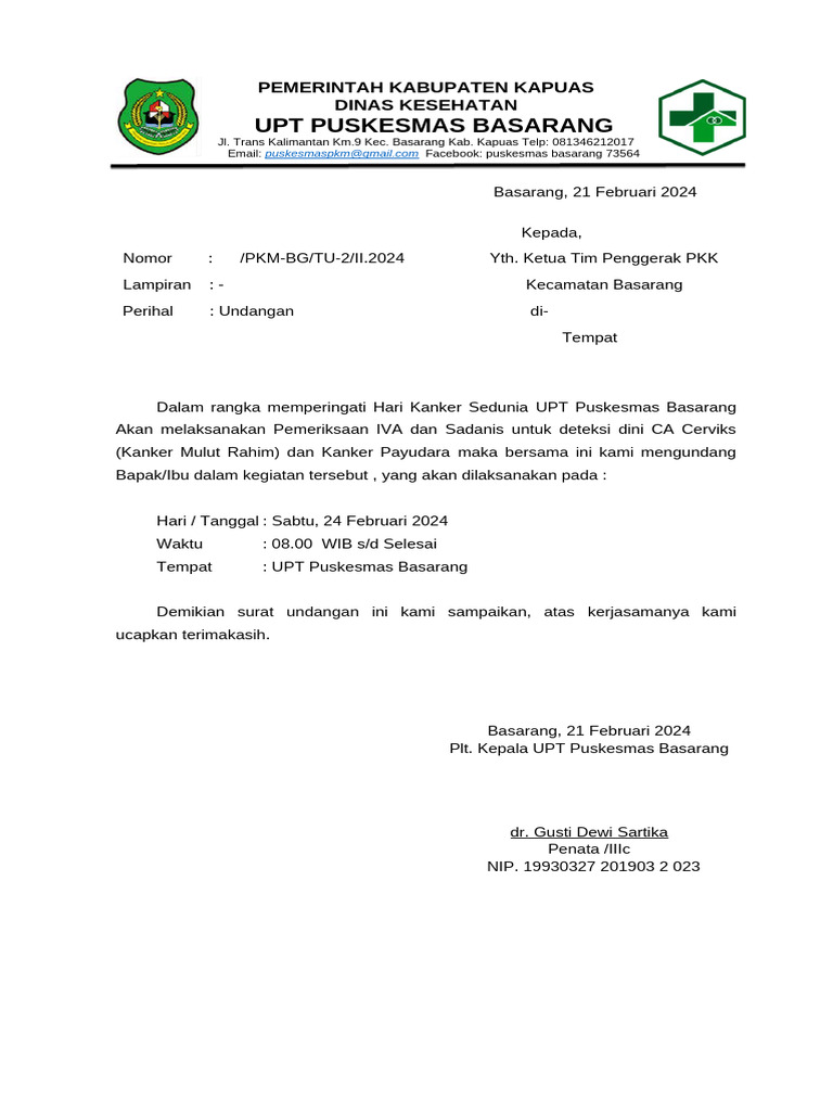 Undangan Pemeriksaan Iva | PDF