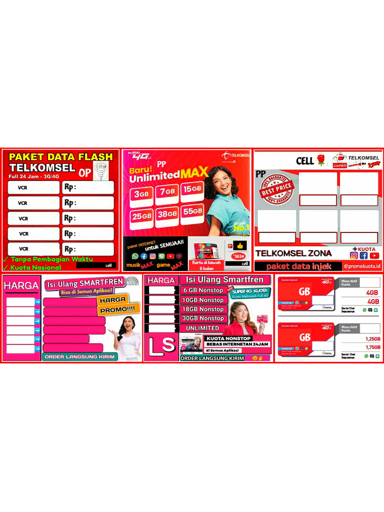 Daftar Harga Tsel&Smartfren-print | PDF