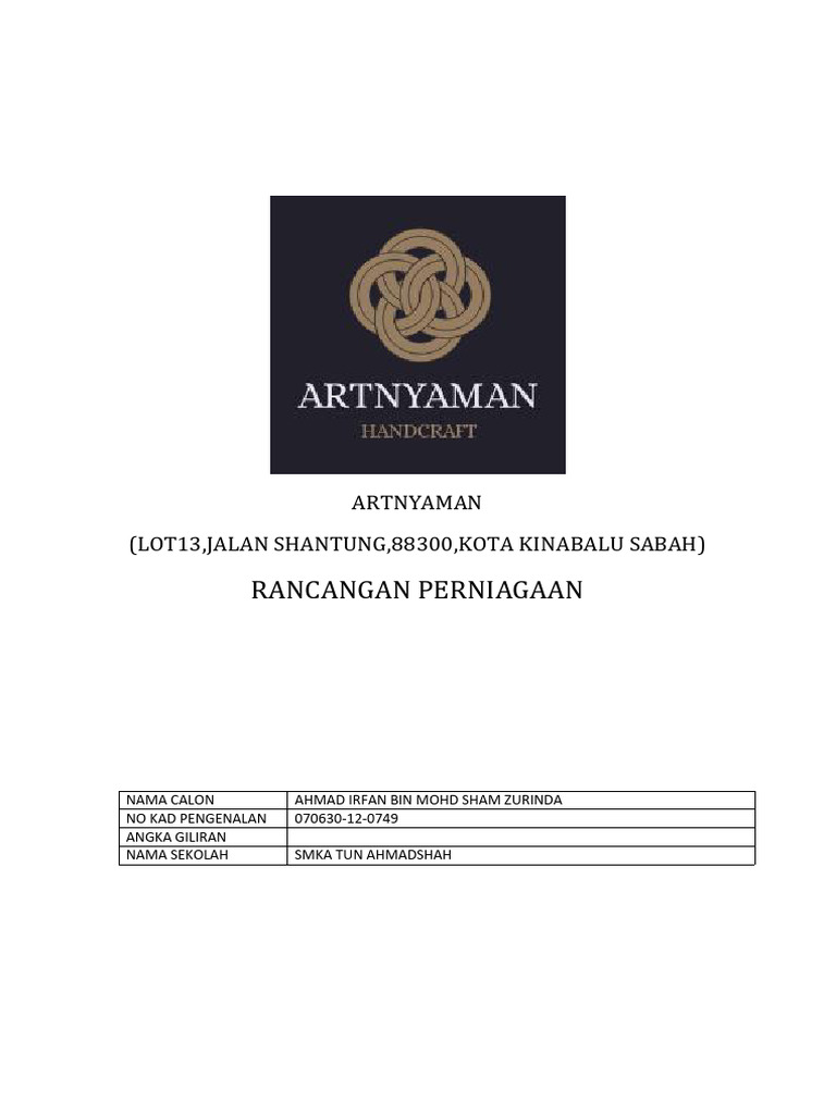 Template Kerja Kursus Ipan BARU BUAT EDITED | PDF