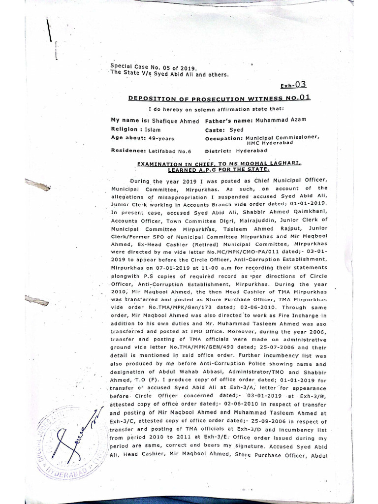 CTC of Depositions | PDF