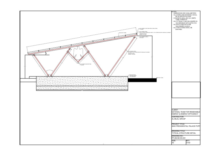 Footing 04 H Frame-Model 06 | PDF | Concrete | Building Materials
