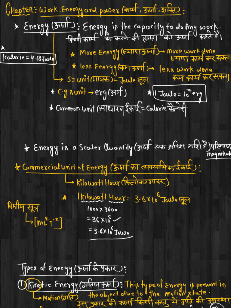 #10 050 - PHYSICS - WORK - , ENERGY - & - POWER - Energy - and - Power ...