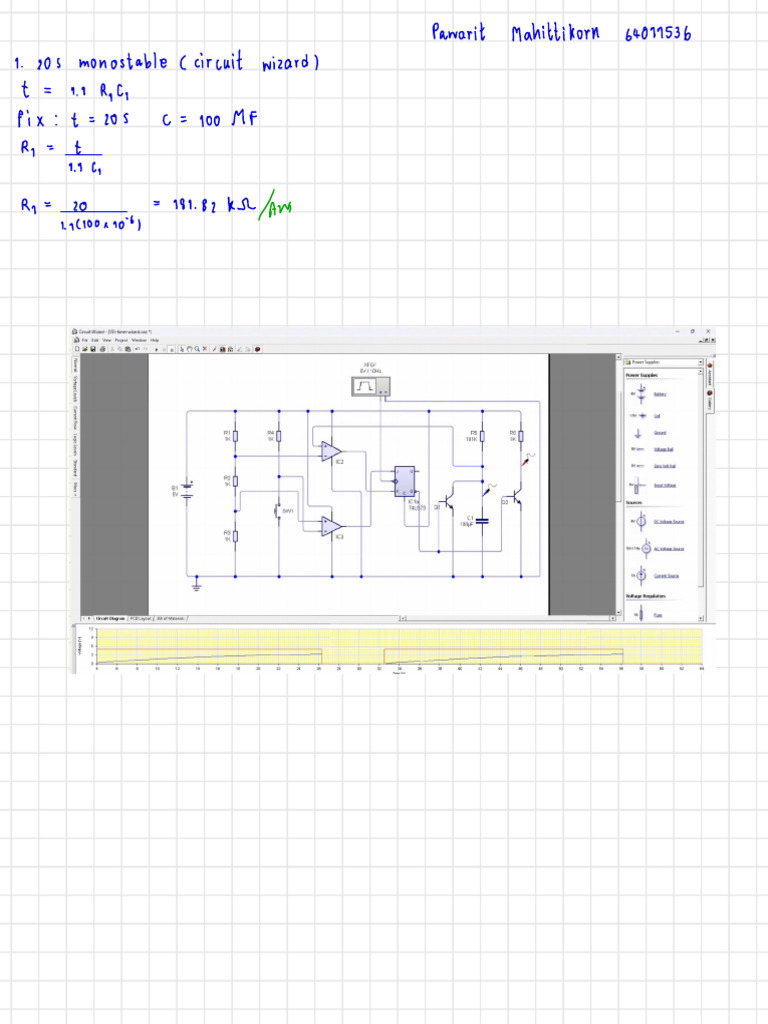 Circuit Design for Monostable and Astable Configurations | PDF