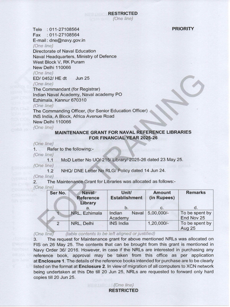 Letter Template As Per JSSD Vol 1 - 2025 | PDF