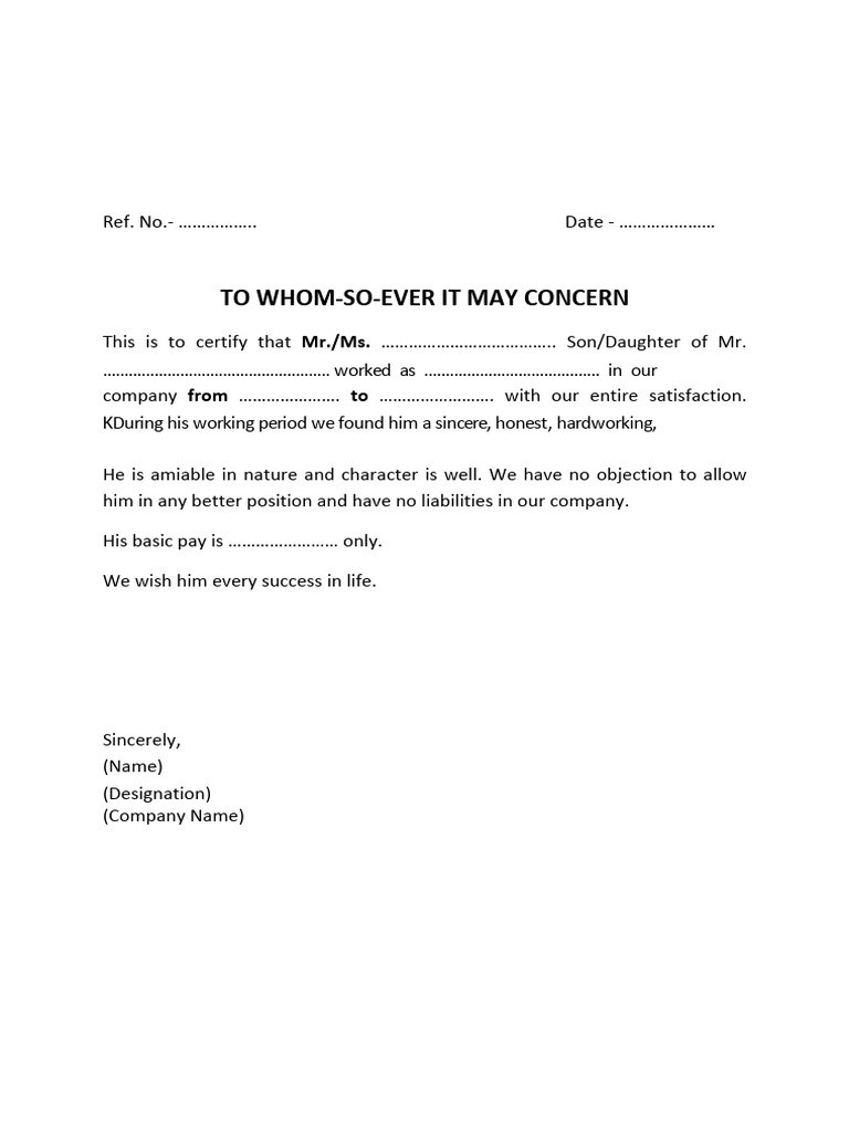 Experience Certificate | PDF