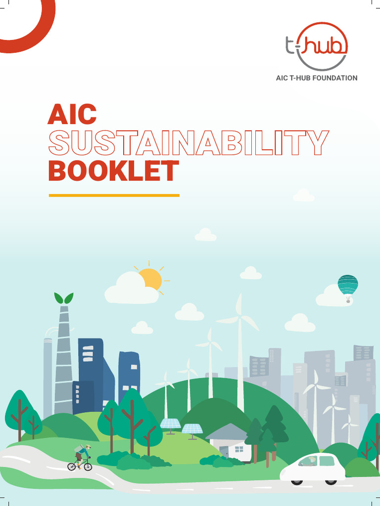 AIC T-Hub Sustainability Booklet - NEW (Print) (18 Pages) | PDF