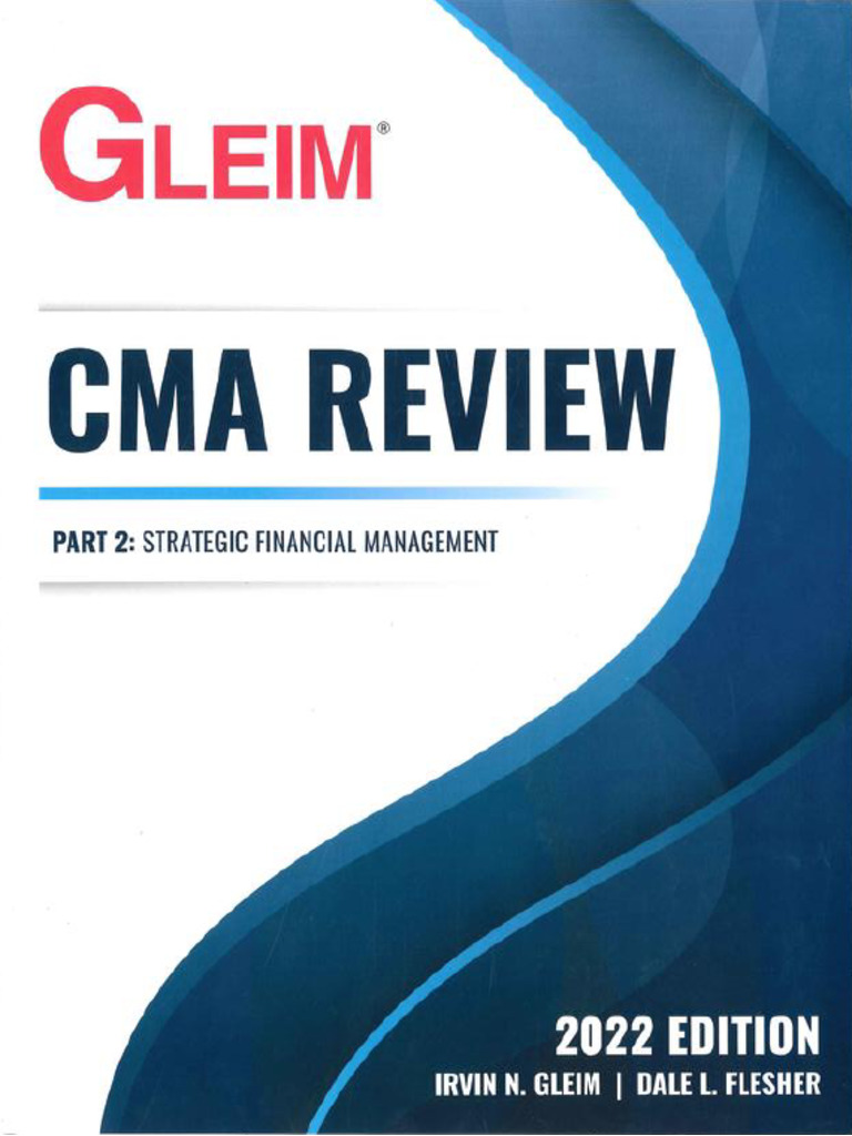 Pdfcoffee.com Study Guide Cma Part1 Gleim 2022 PDF Free | PDF