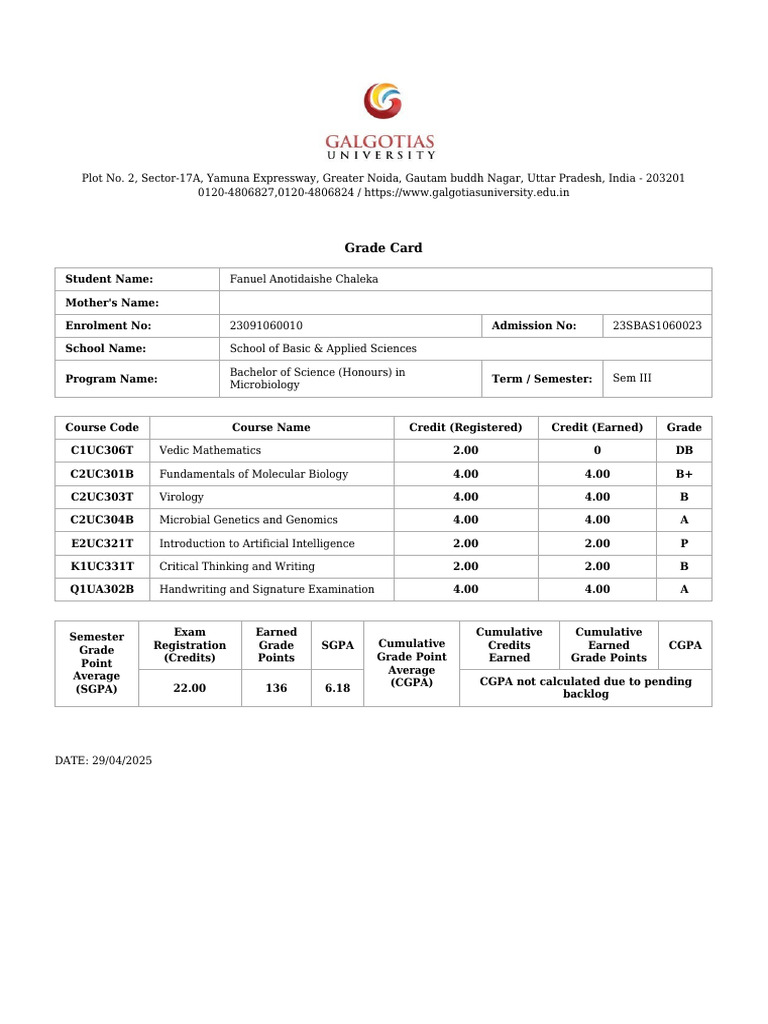 Anotida Results | PDF